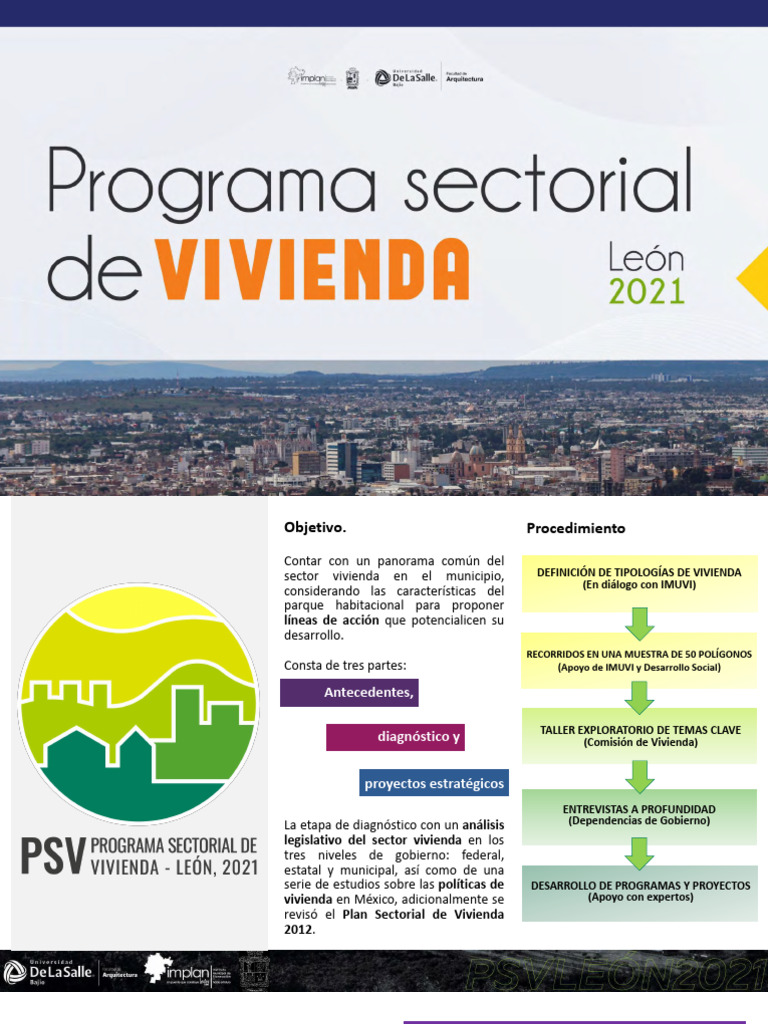 Programa Sectorial de Vivienda | PDF | Sustentabilidad | Infraestructura