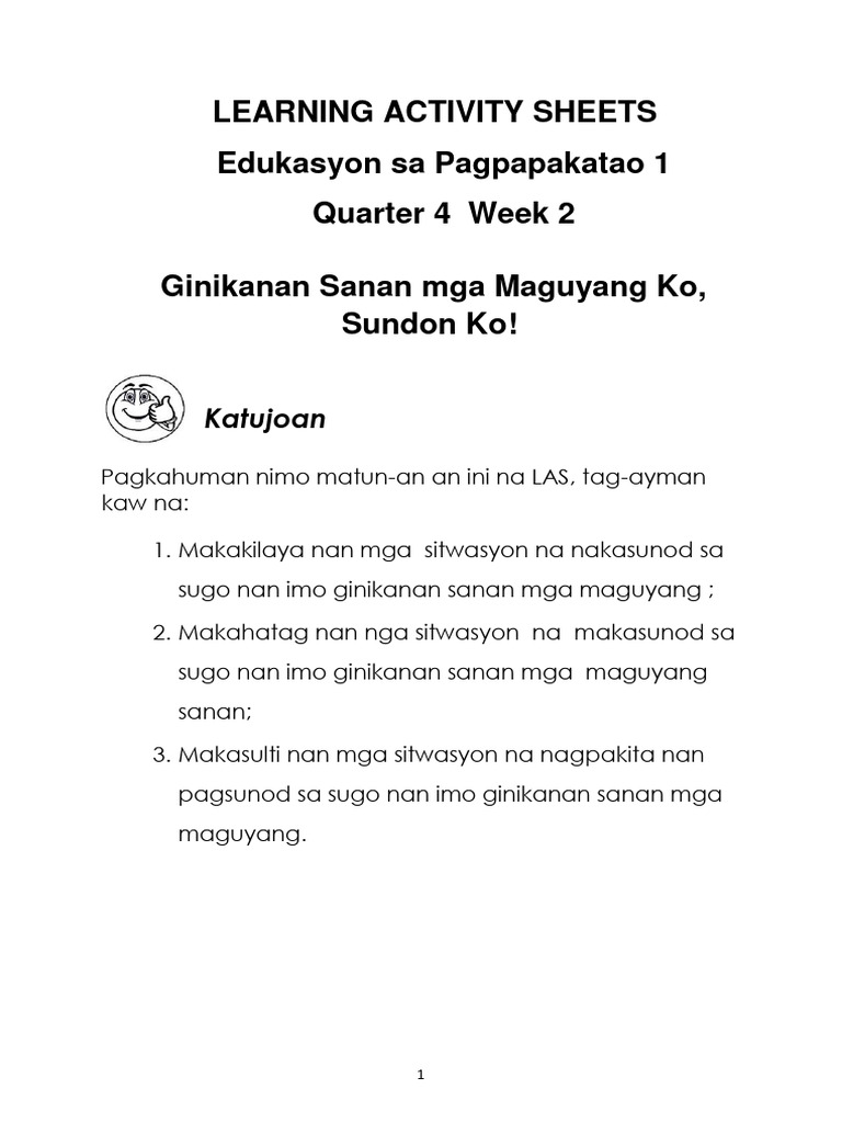 Esp 1 Las Q4 Week 2 Torres, Cresli | PDF