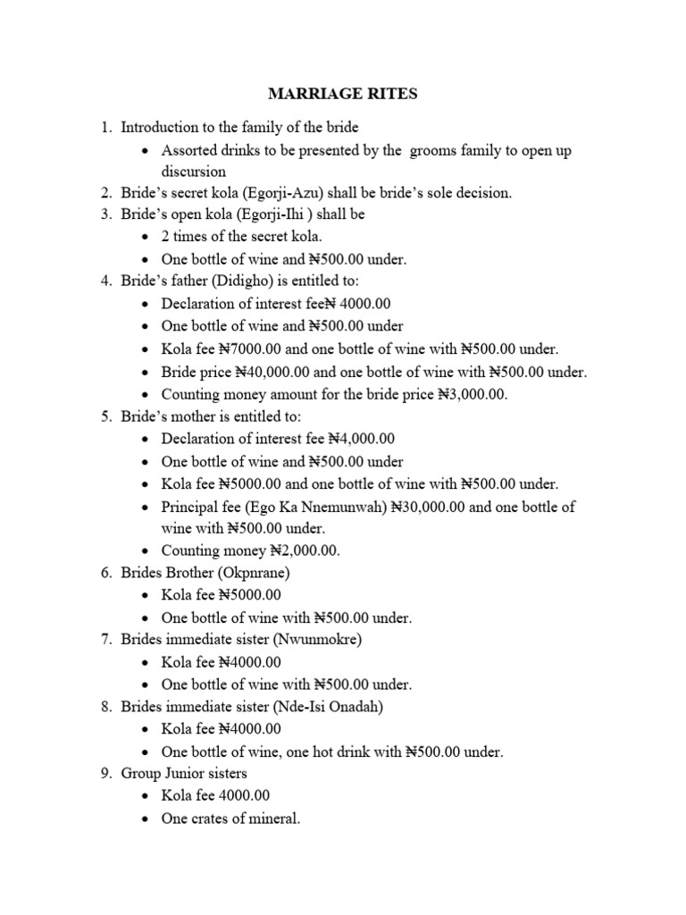 Marriage Rites | PDF