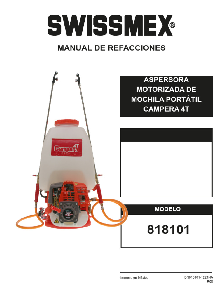 Swissmex Campera-818101 | PDF | Motores | Motor de combustión interna