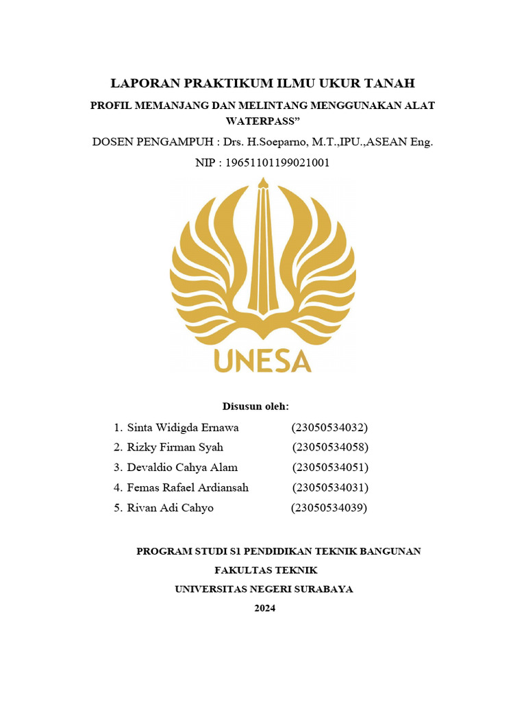 Pengukuran Profil Memanjang dan Melintang | PDF | Seni | Teknologi ...