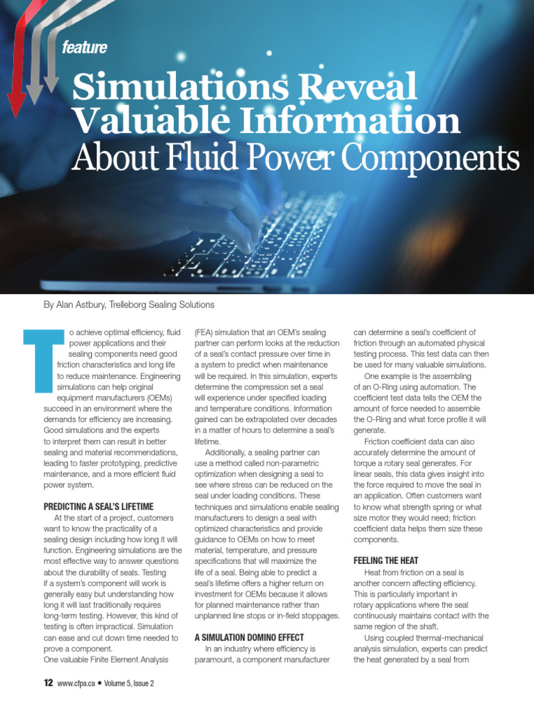 Simulations Fluid Power Components | Download Free PDF | Simulation | Mechanical Engineering