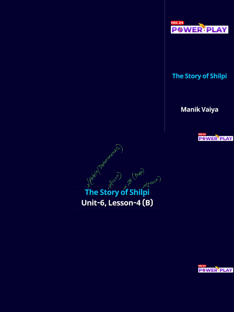 The Story of Silpi | PDF