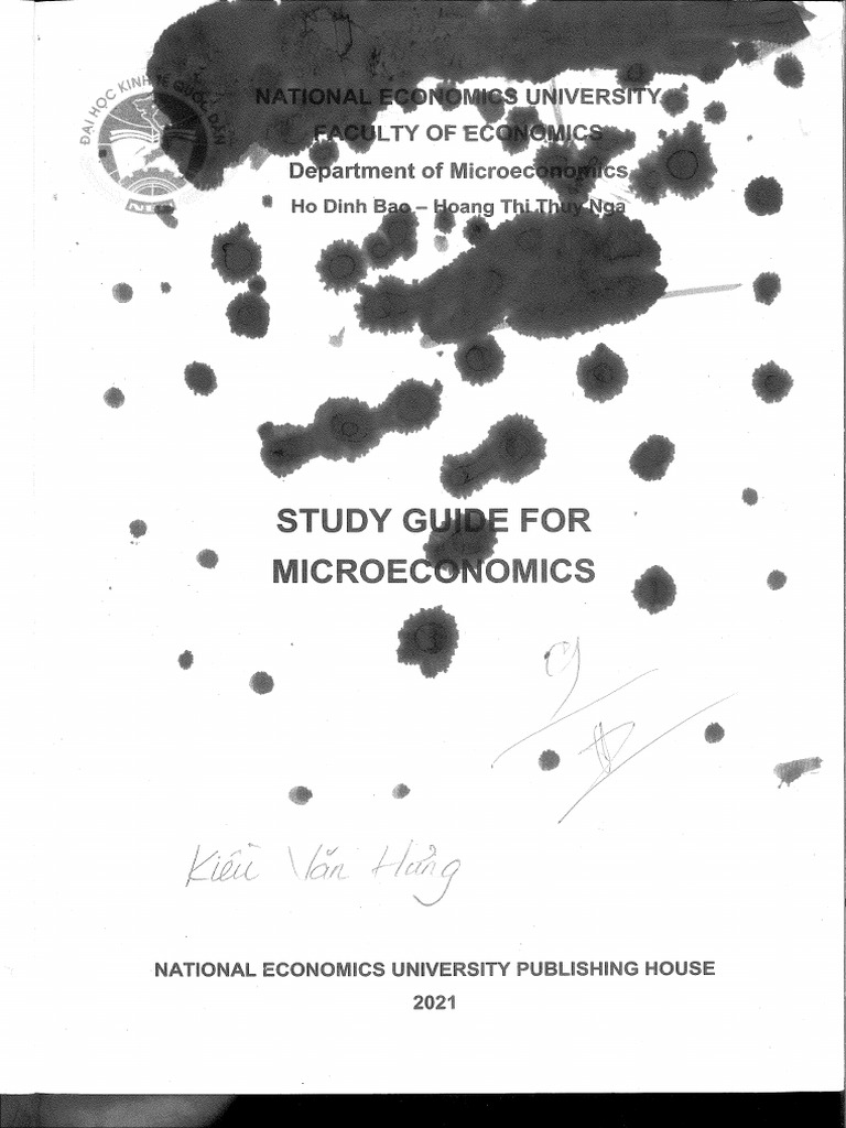 Study Guide For Microeconomics | PDF