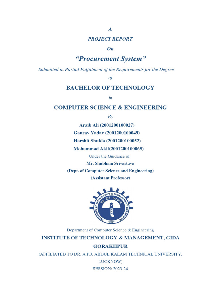 Proj Report 1 | PDF | Enterprise Resource Planning | Customer Relationship Management