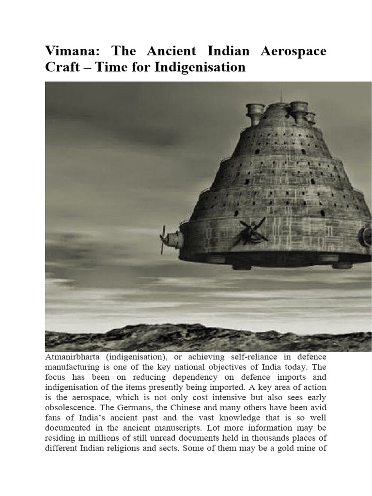 Fuel Used in Ancient Vimanas | PDF