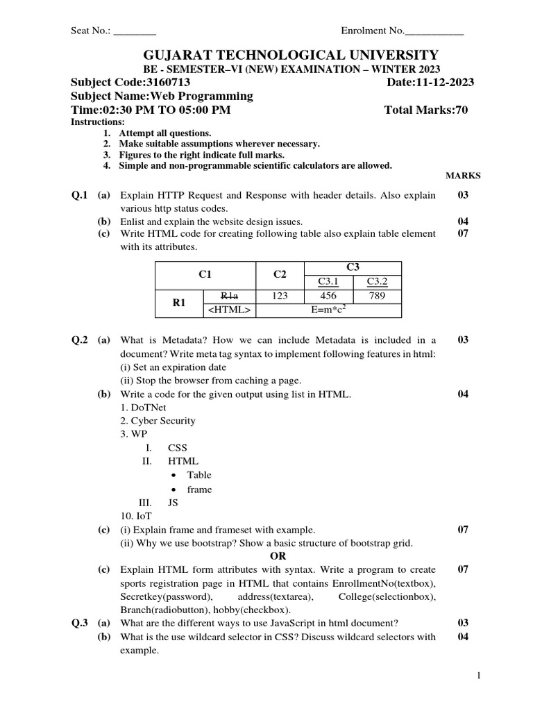 Web Winter 2023 | PDF | Ajax (Programming) | Html