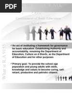 Department of Education Organizational Chart | PDF | Governance ...