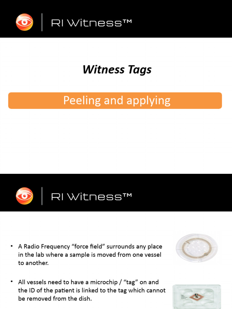 Applying Tags | PDF | Radio Frequency Identification