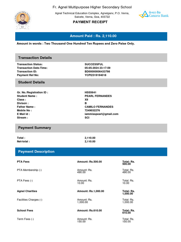 Receipt | PDF | Money | Payments