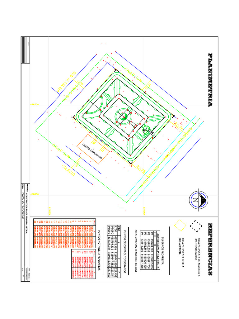 Plano de Replanteo 0000 | PDF