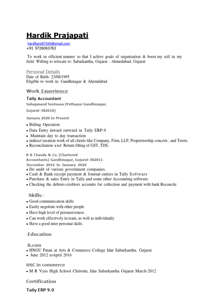 Hardik Prajapati | PDF