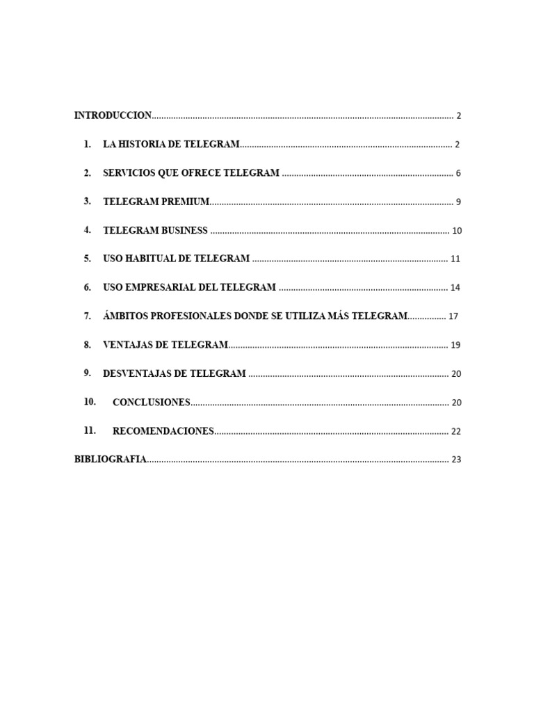 Informe Telegram | PDF | Chat en linea | Internet Bot