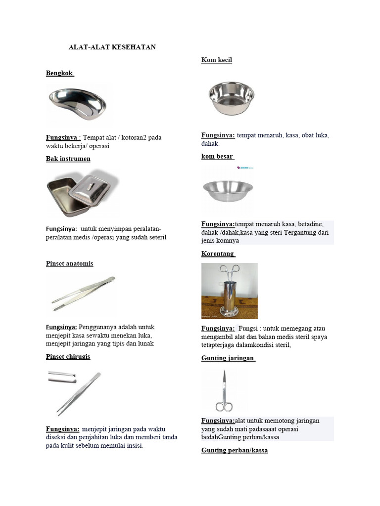 Alat Alat Kesehatan Pdf