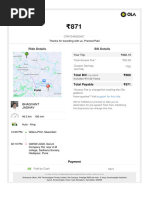Ola Bill | PDF | Invoice | Payments