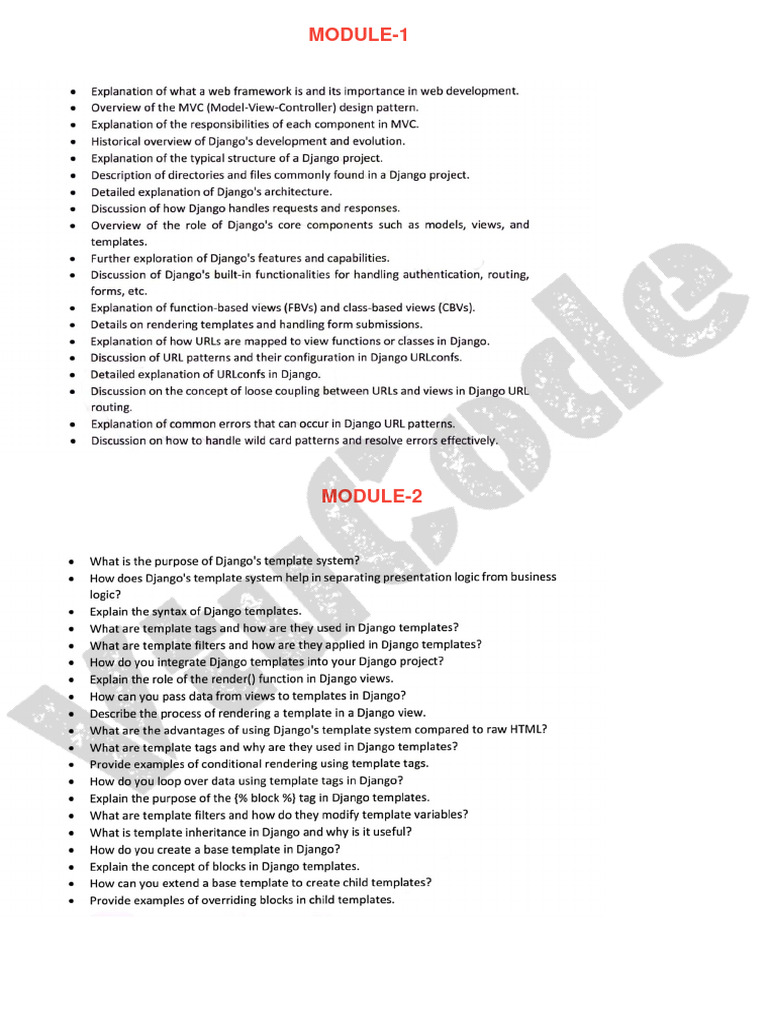 @vtucode - in - 21cs62 Question Bank 2021 Scheme | PDF