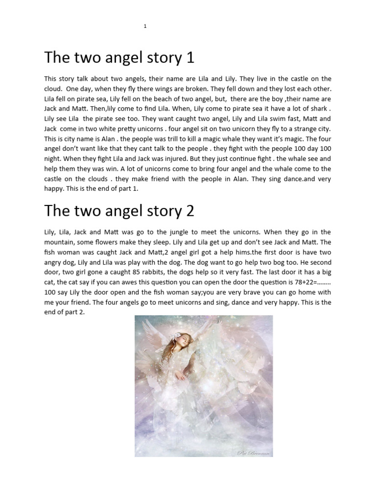 The Two Angel Story | PDF