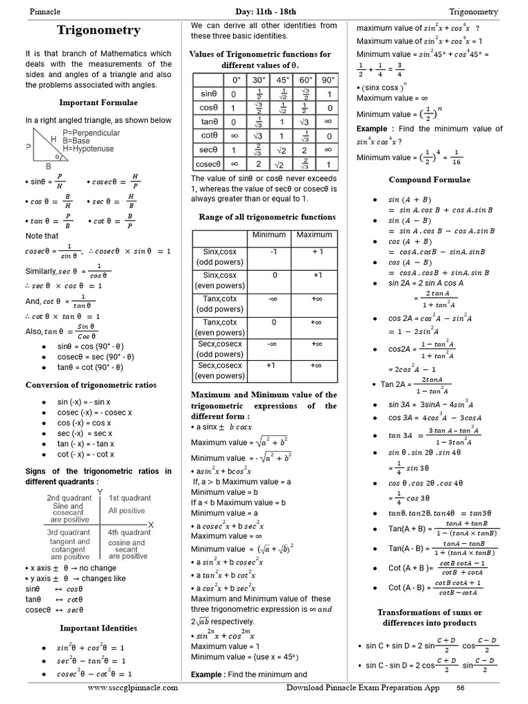 Trigonometry | PDF | Trigonometry | Combinatorics
