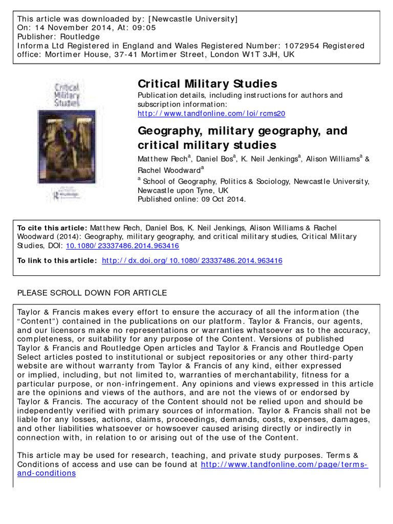 Geography Military G | PDF | Geography | Landscape