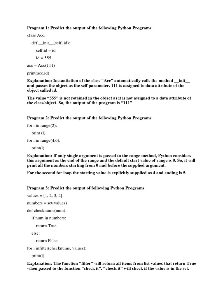 Python Programs Pdf Parameter Computer Programming Computer 1026