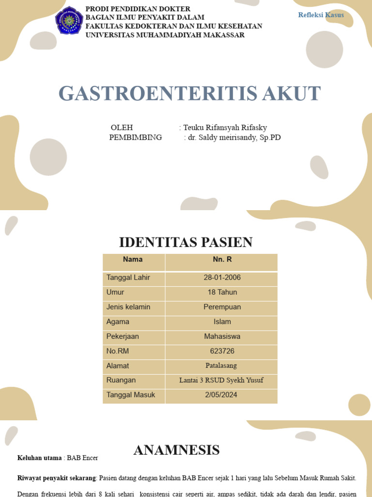 Refkas Gastroenteritis | PDF | Kesehatan Holistik