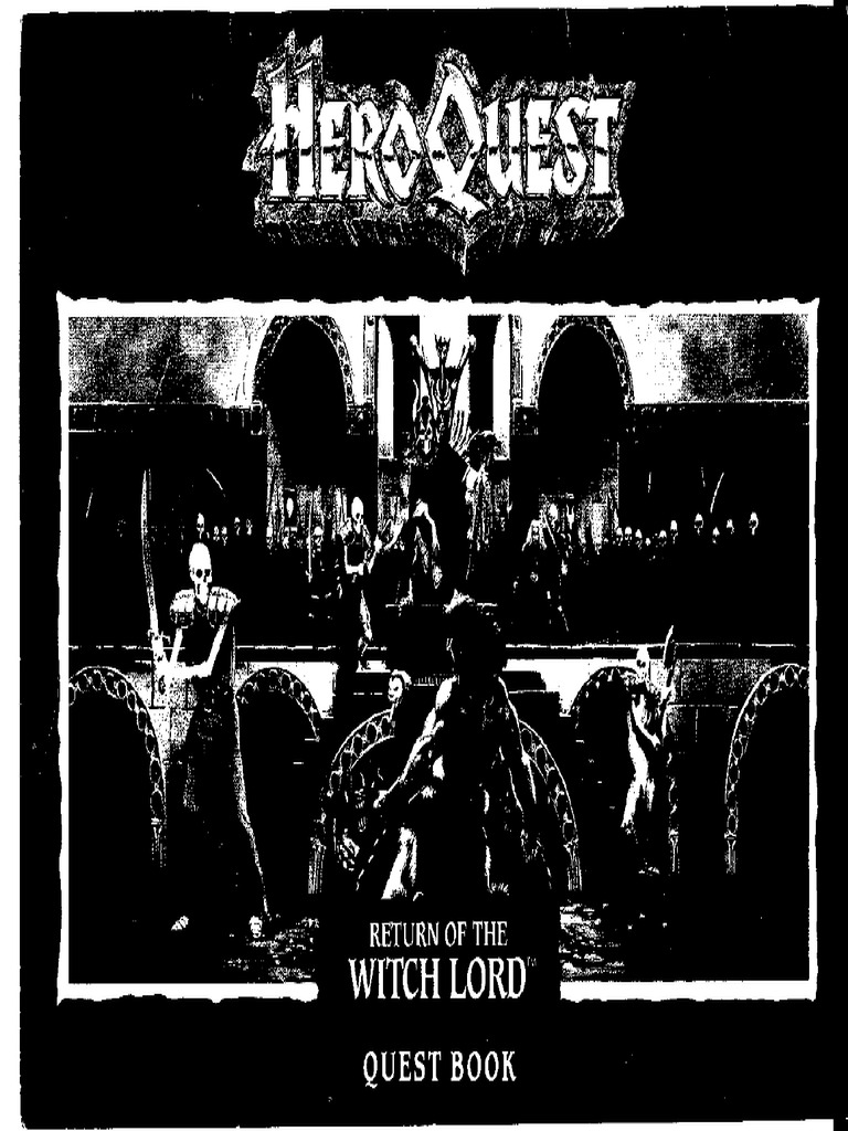 CF Heroquest Return of The Witch Lord Quest Book | PDF