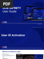 UOB Infinity User Guide Overview | PDF | Login | Password