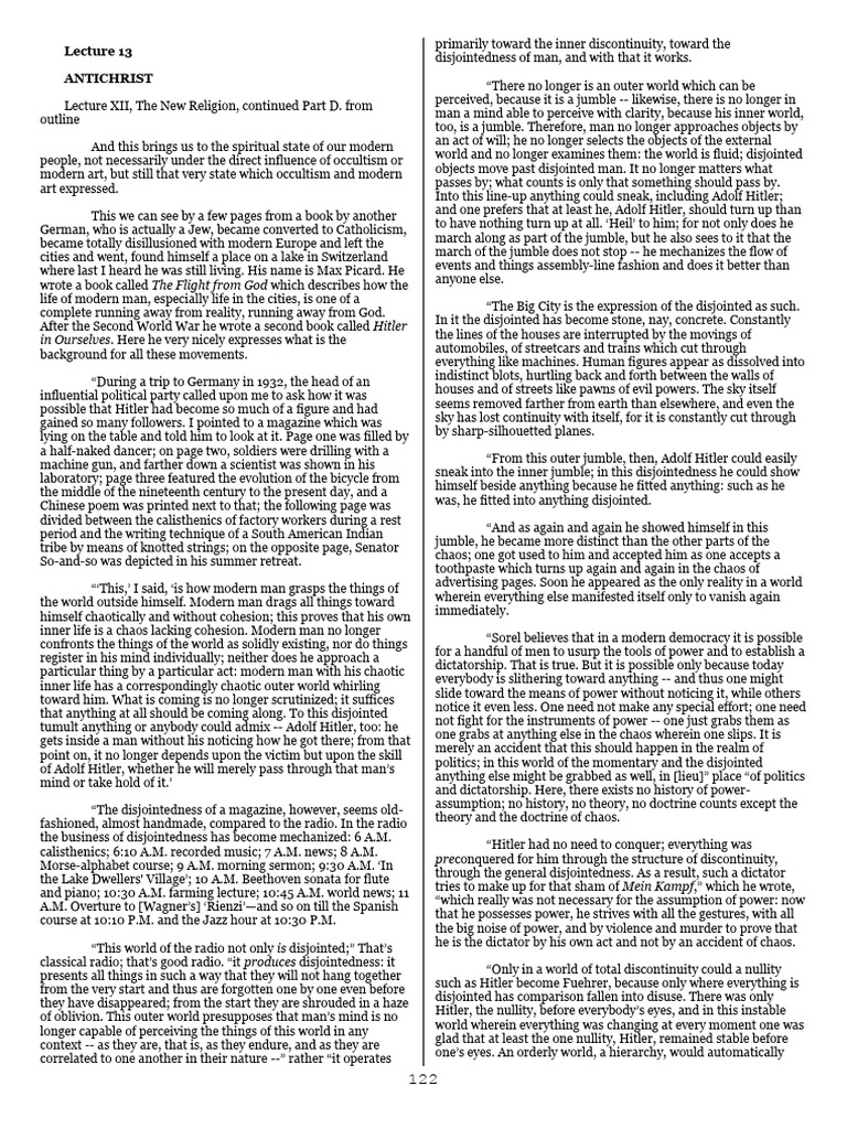 OrthodoxSurvivalCourse Lecture13 FrSeraphimRose | PDF | Worship | God