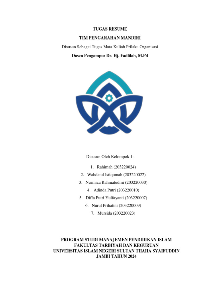 Tim Pengarahan Mandiri | PDF