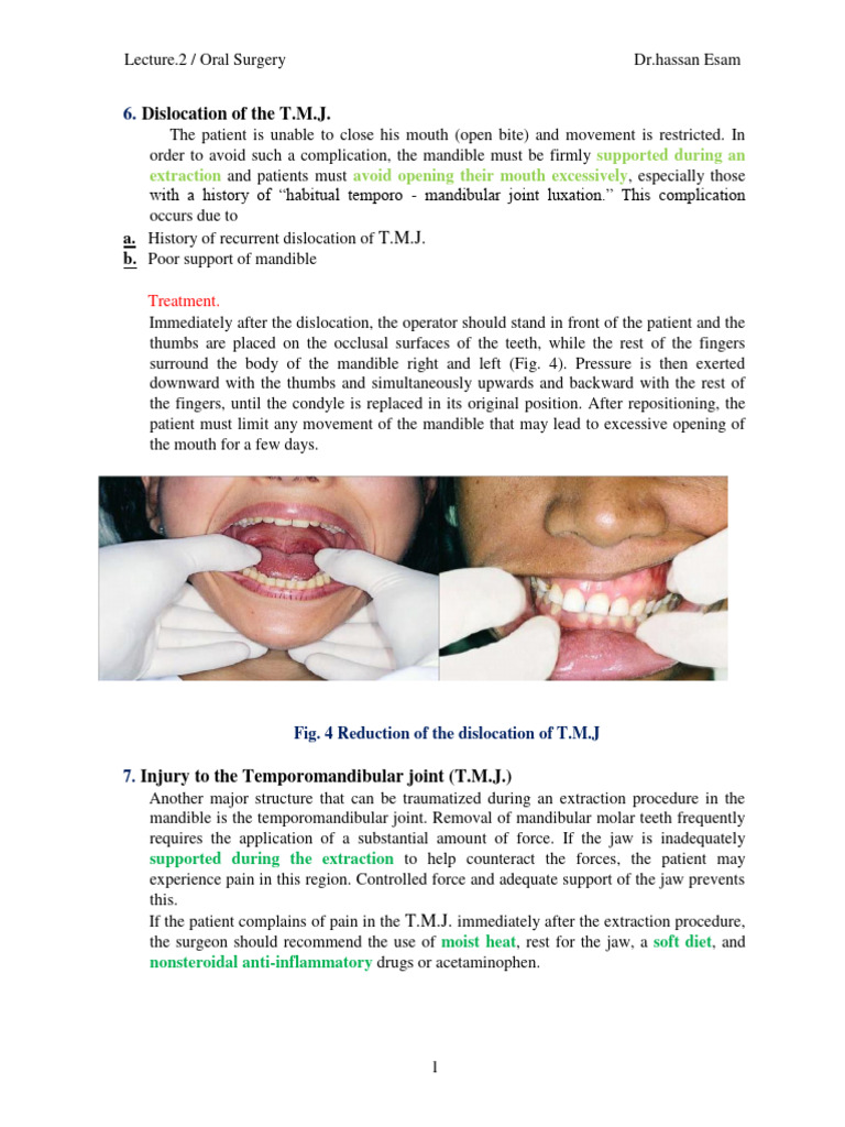 Oral Surgery Lec. 8 | Download Free PDF | Surgery | Dental Anatomy
