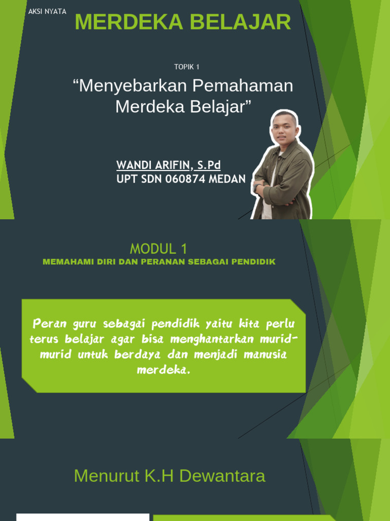 MERDEKA BELAJAR WANDI - PPTX - 20240521 - 105331 - 0000 | PDF | Karier & Perkembangan