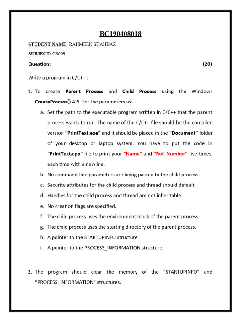 Bc190408018 Pdf Programming Computer Program 