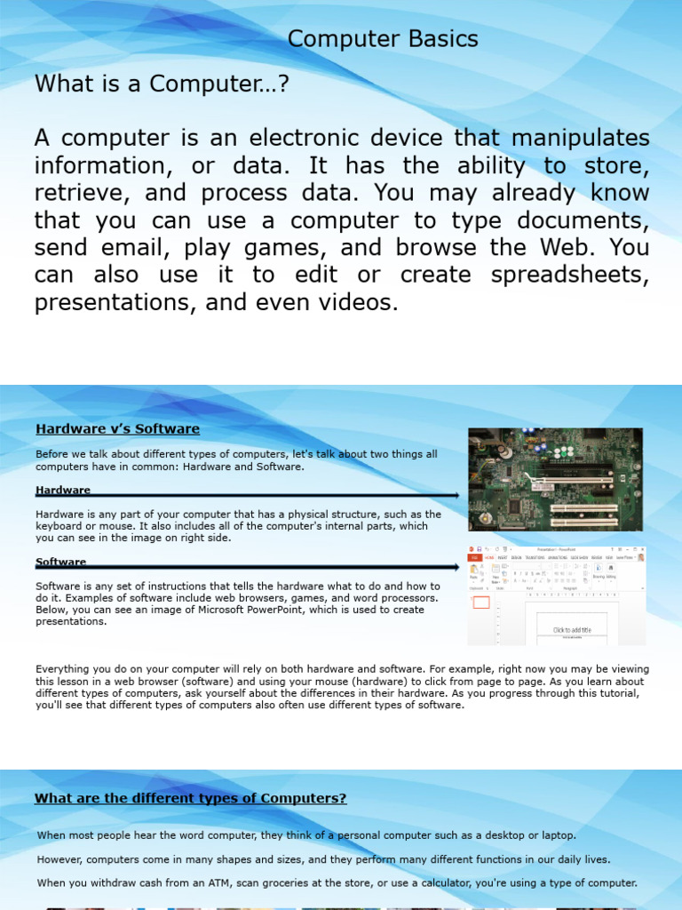 1 | PDF | Operating System | Personal Computers