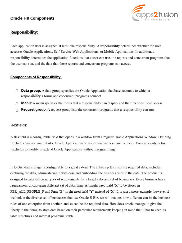 Core Concepts Of Oracle Hrms Pdf Payroll Cheque