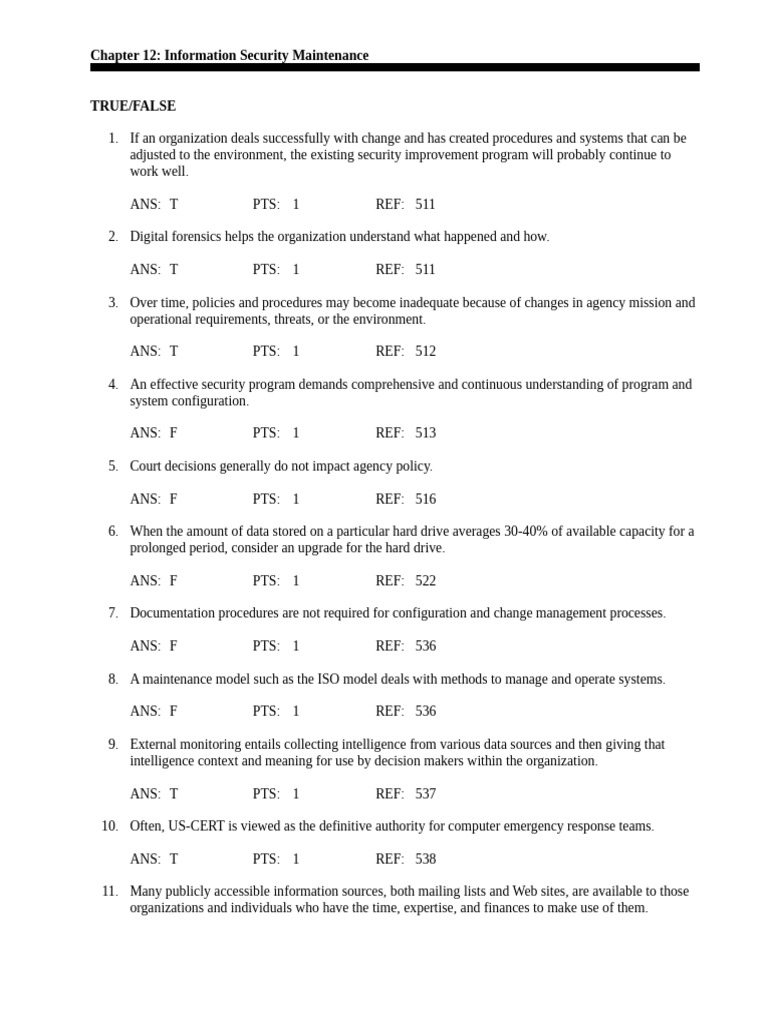 ch12 TB | Download Free PDF | Information Security | Vulnerability (Computing)