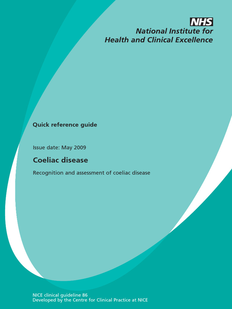 Coeliac Disease - Quick Reference Guide | PDF | Coeliac Disease ...