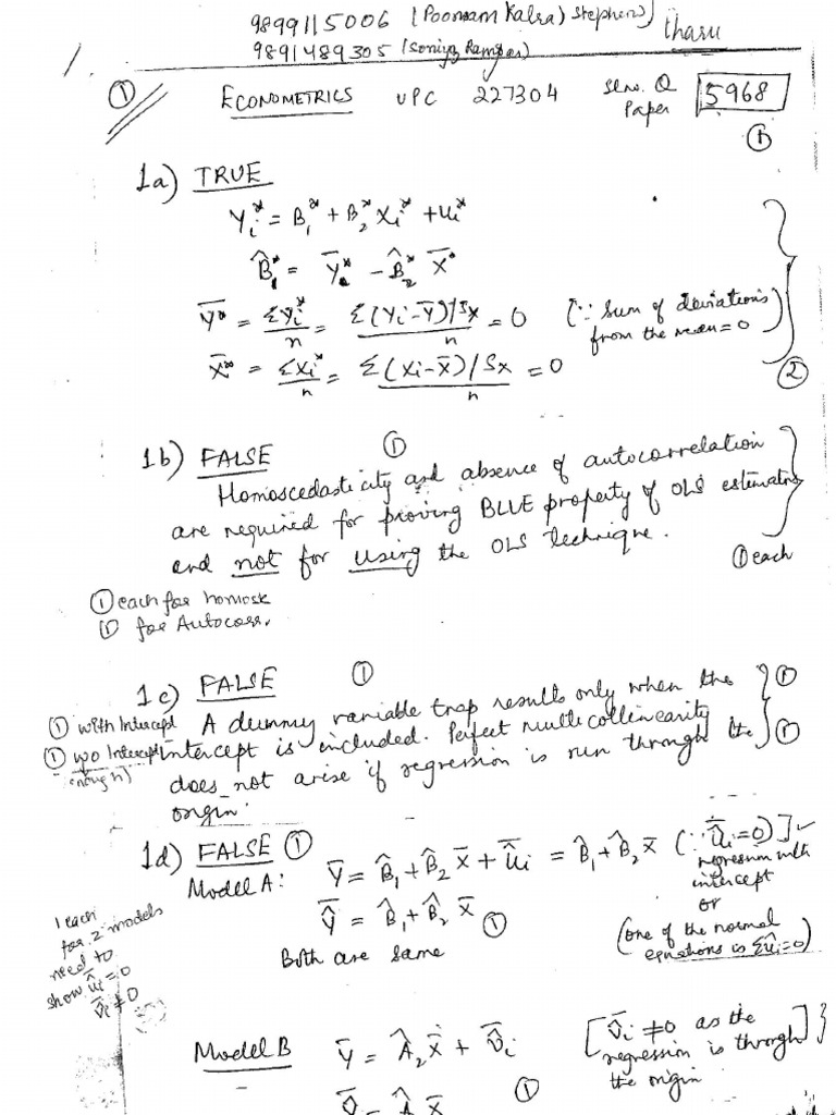 Paper 1 Solutions | PDF