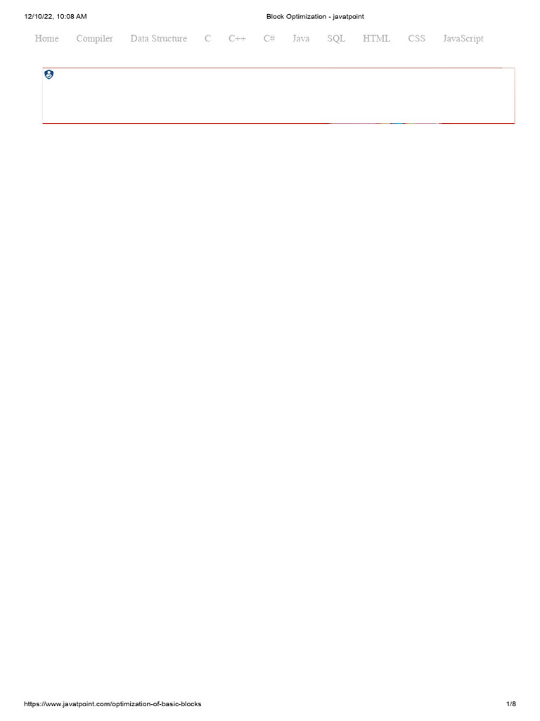 Block Optimization | PDF | Variable (Computer Science) | Python ...