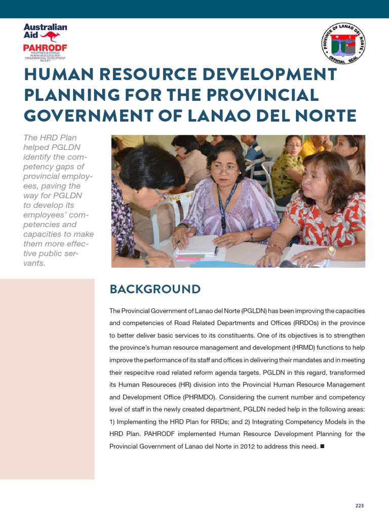 LGU 04 PGLanao HRMD Planning - 240531 - 133013 | PDF | Human Resources ...