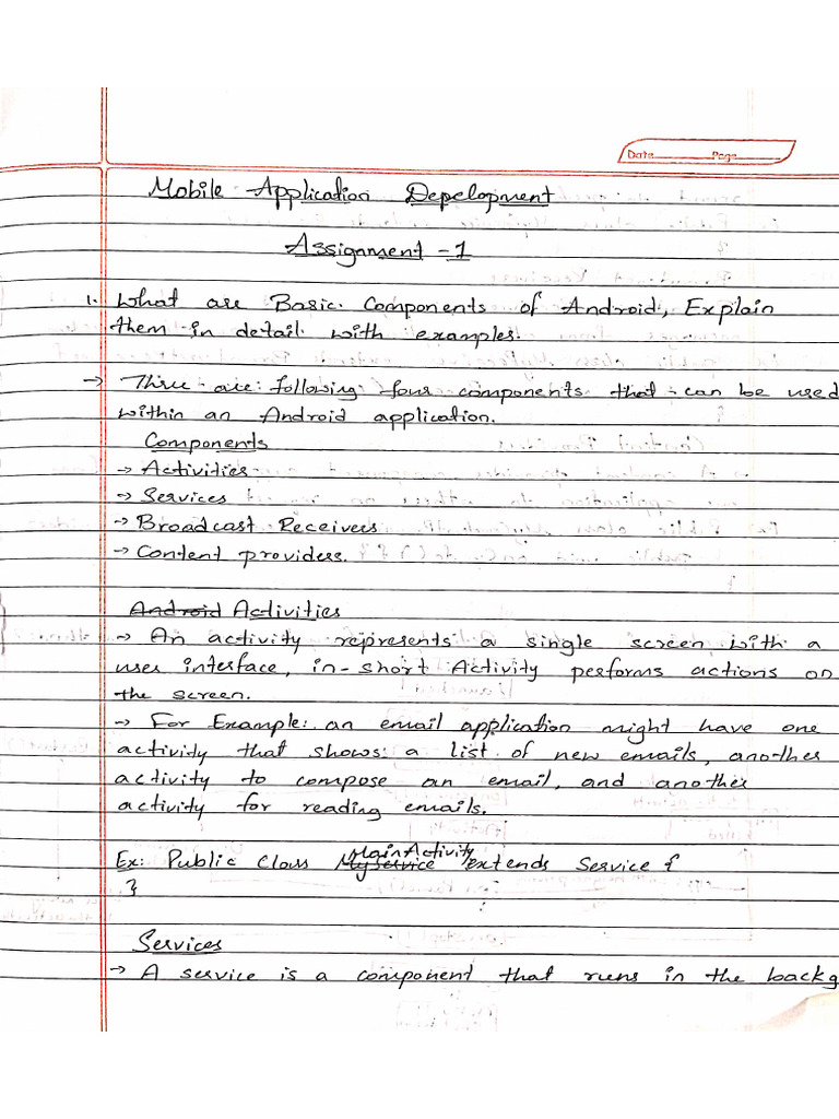 MAD Assignment | PDF