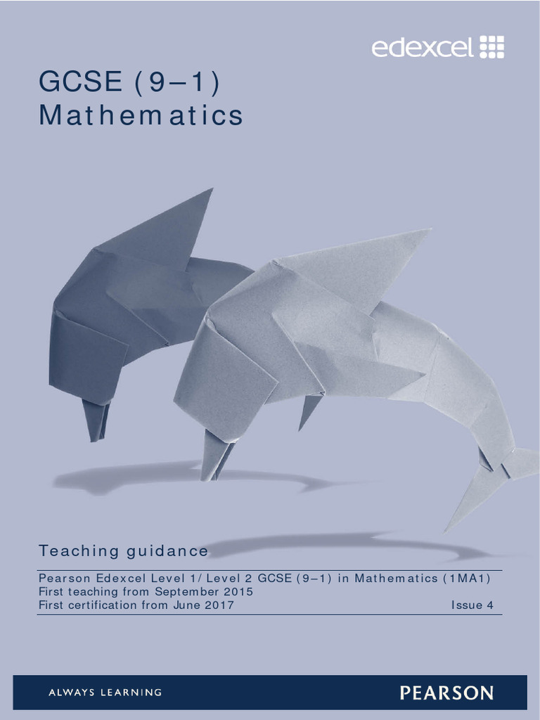 GCSE 9 1 Mathematics Teaching Guidance Issue 4 | Download Free PDF | Numbers | Mathematics
