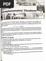Complexometric Titration | PDF | Coordination Complex | Chemistry