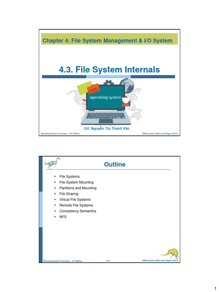 ch04.3 - File System Internal | PDF | File System | Operating System