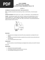 Physics Lab Manual - Class 11 Experiment No. 3 | PDF | Area