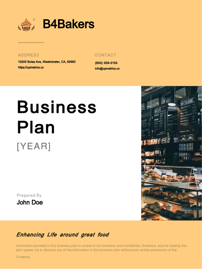 Bakery Business Plan Example | PDF | Equity (Finance) | Bakery