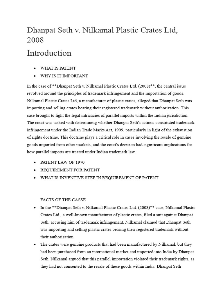 Yash Pathak | PDF | Trademark | Patent Yash Pathak | PDF | Trademark | Patent