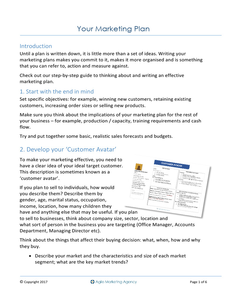 Marketing Plan | PDF | Marketing | Pricing