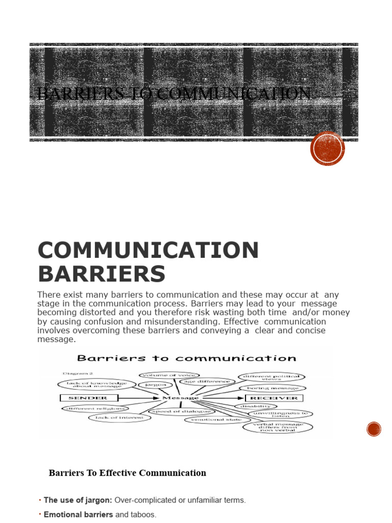 3-Barriers To Communication | PDF | Communication | Emotions
