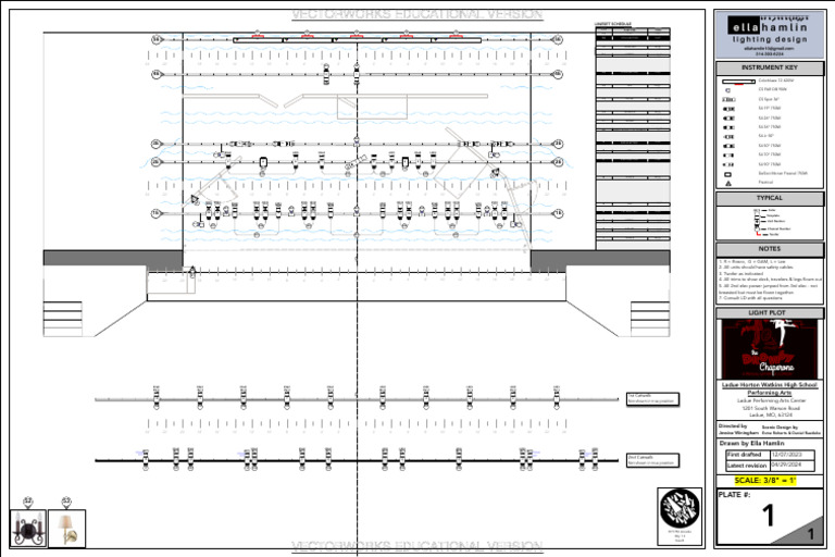 Ella Hamlin - The Drowsy Chaperone LX Plot | PDF