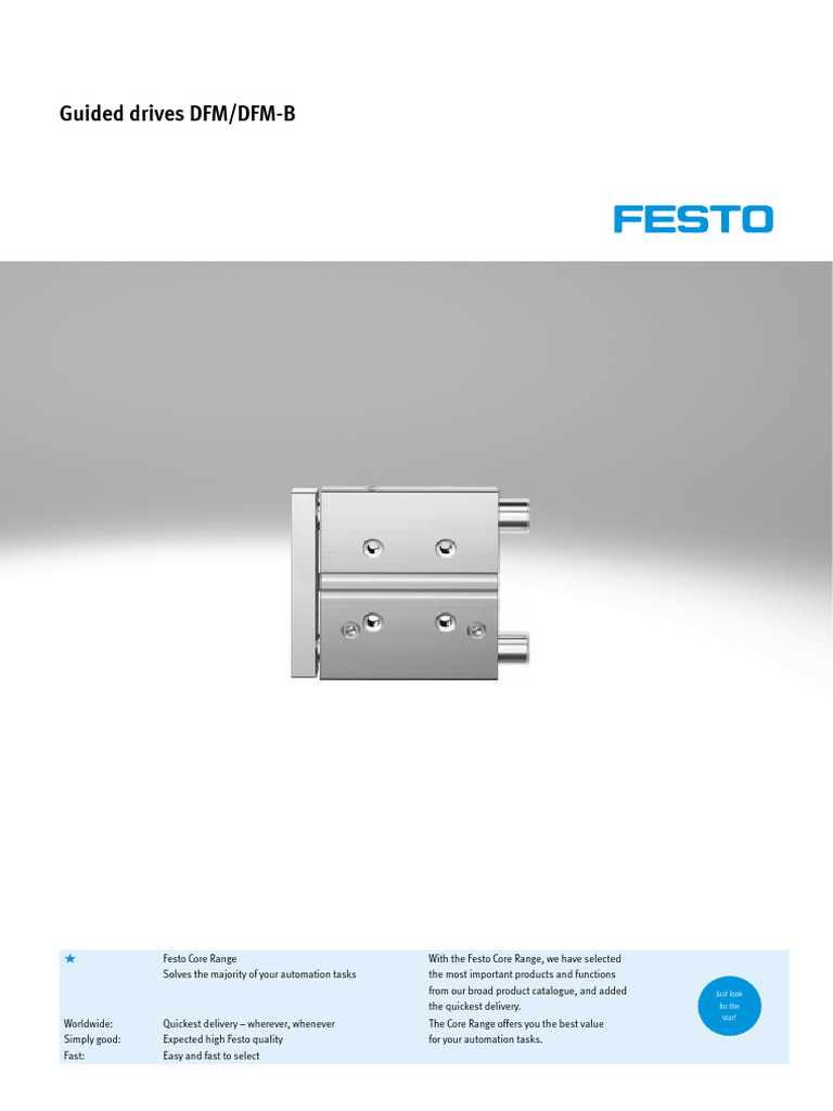 Guided Drives DFM-DFM-B | PDF | Electrical Connector | Piston